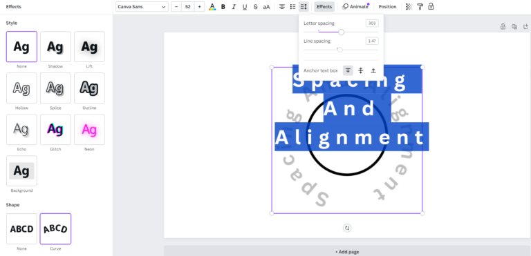 How to Curve Text in Canva - Stand Out from the Crowd