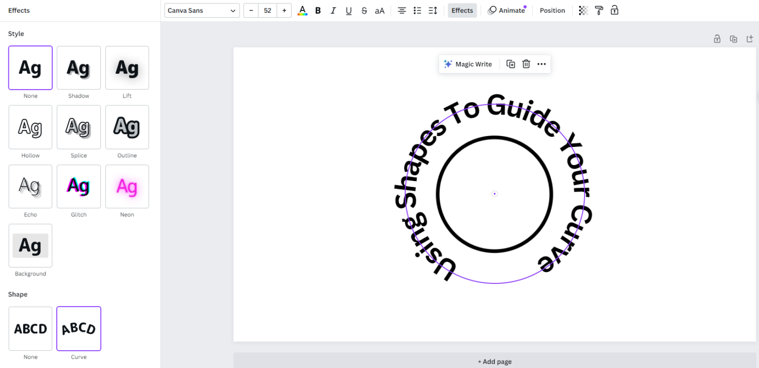 How to Curve Text in Canva - Stand Out from the Crowd